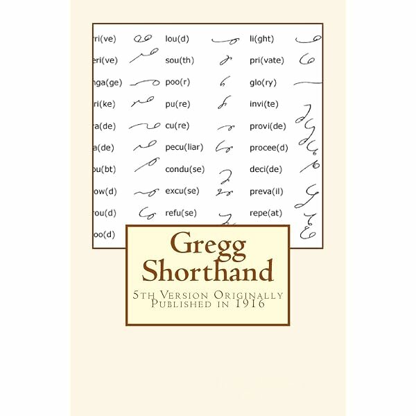 Gregg Shorthand，Reprinted paperback book
