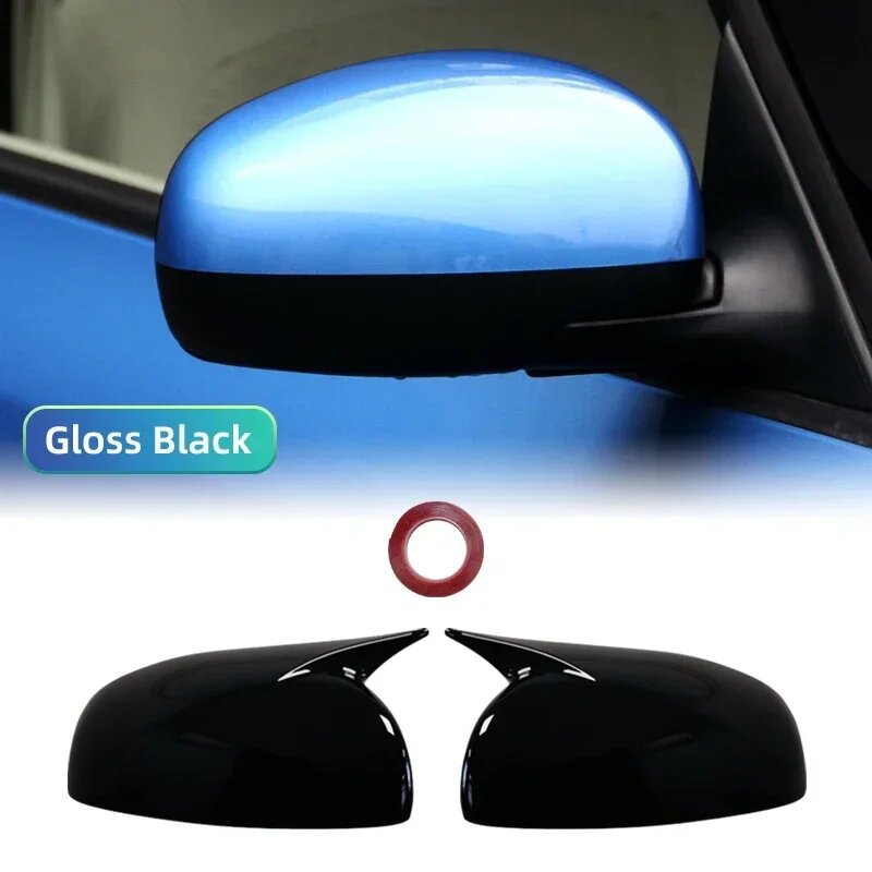 Накладки на зеркала Gloss Black Skoda Fabia 2008-2014