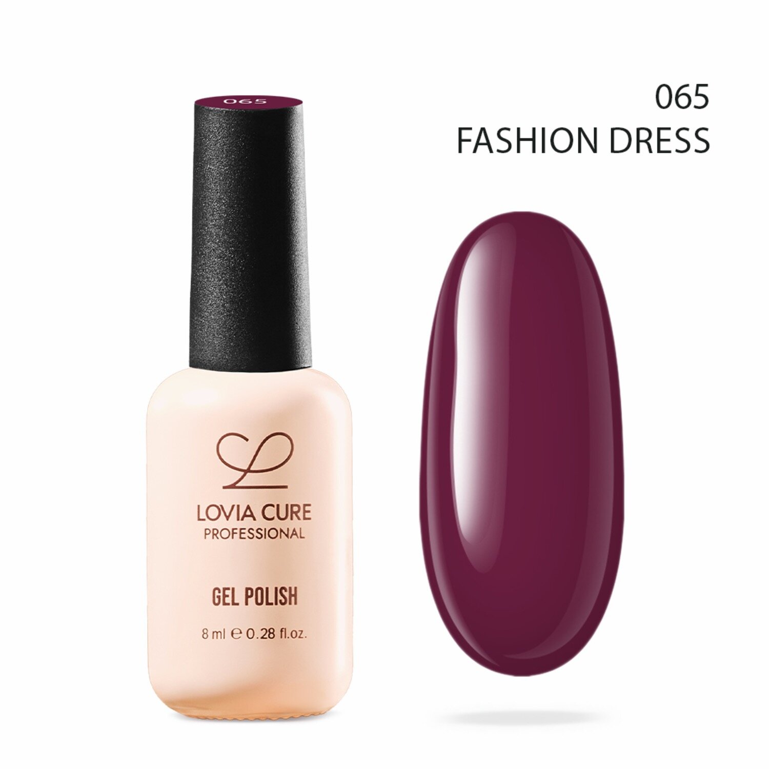 Гель-лак LOVIA CURE 065 Fashion Dress 8 мл