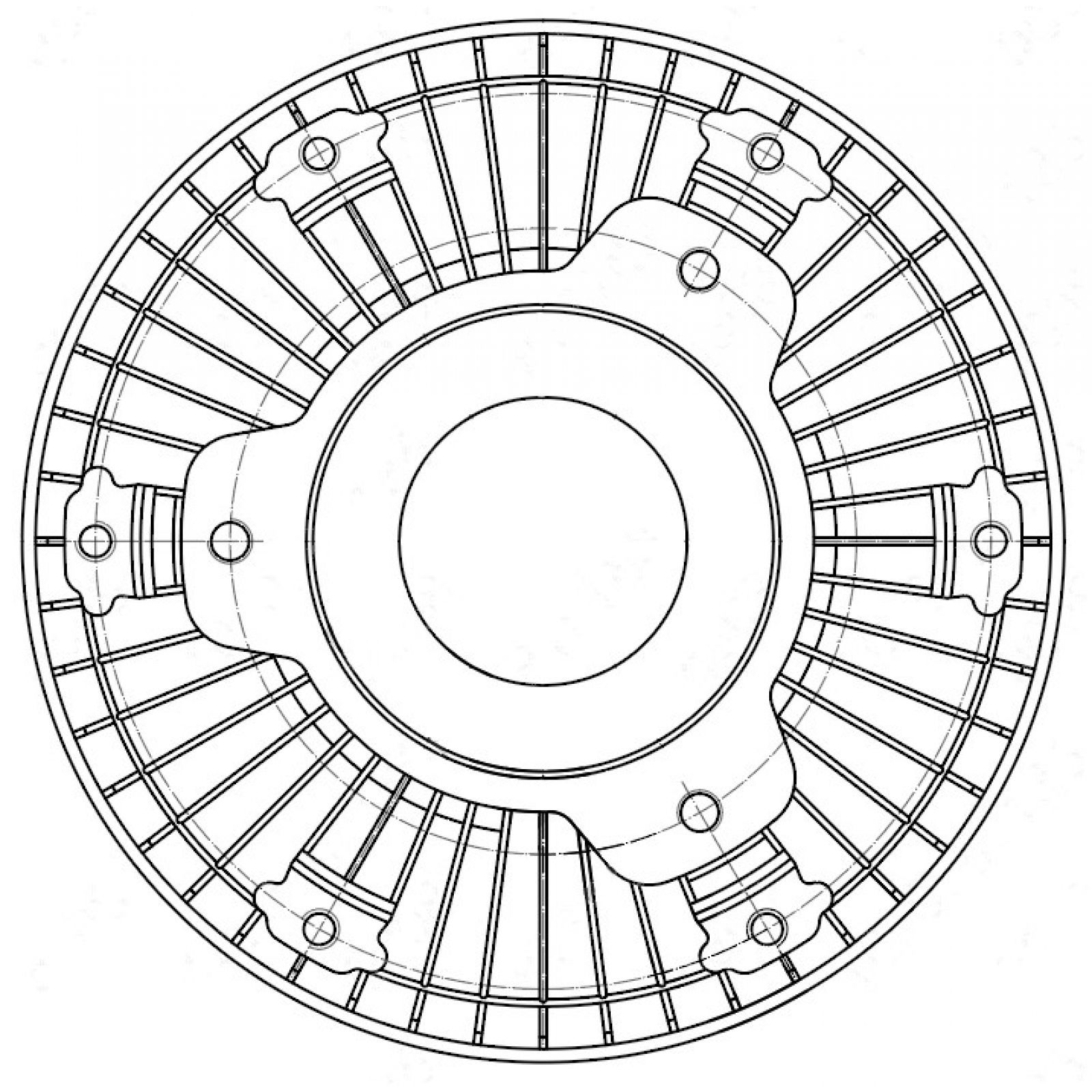 Вискомуфта, для Мерседес Актрос MP1 1996-, Актрос MP2, MP3 2003- 12D oem 0002003023, 0002003223 арт LMC1501