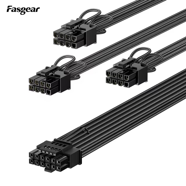 Кабель питания видеокарты Fasgear PCI-e 5.1 (12V-2x6 Connector, 600W)