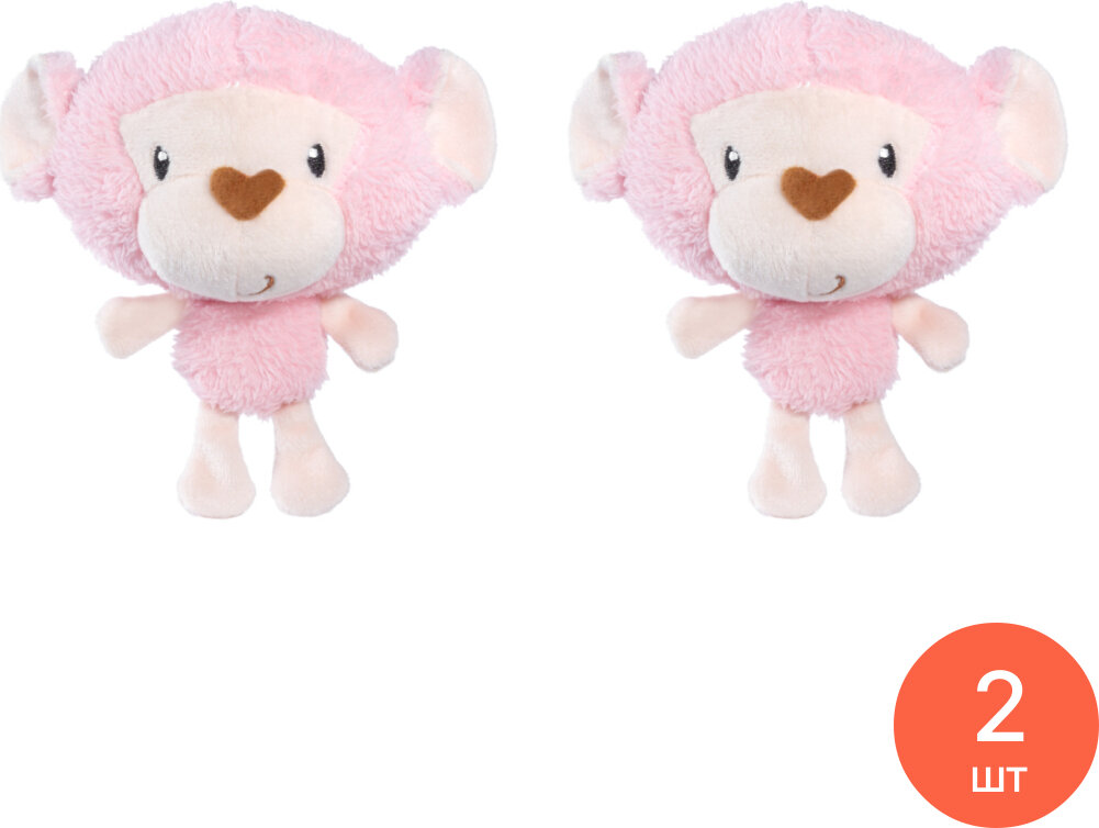 Игрушка для собак Triol / Триол PUPPY Обезьянка мягкая для щенков, с пищалкой, размером 15см / зоотовары для животных (комплект из 2 шт)