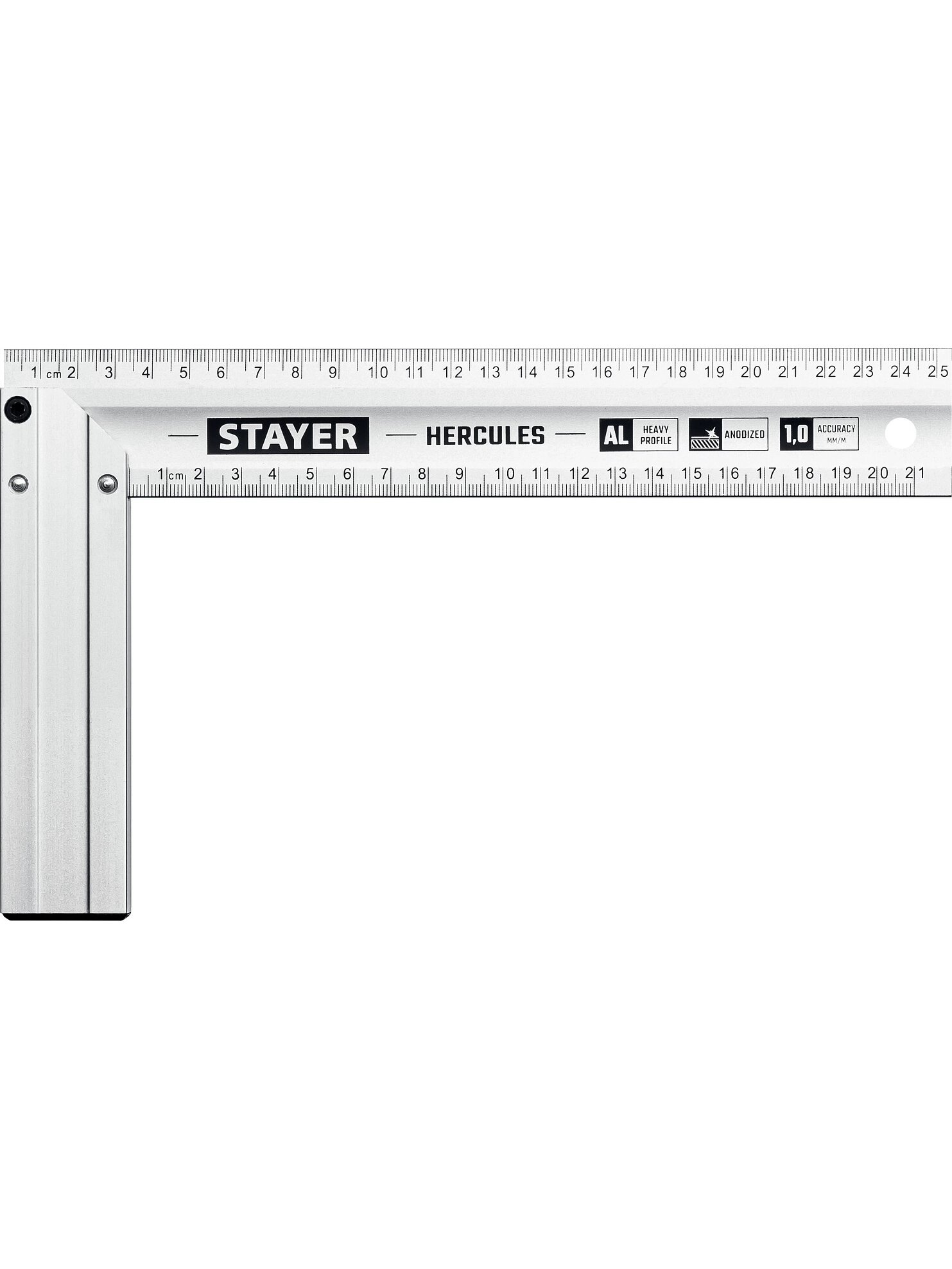 Жесткий столярный угольник Professional STAYER 250 мм
