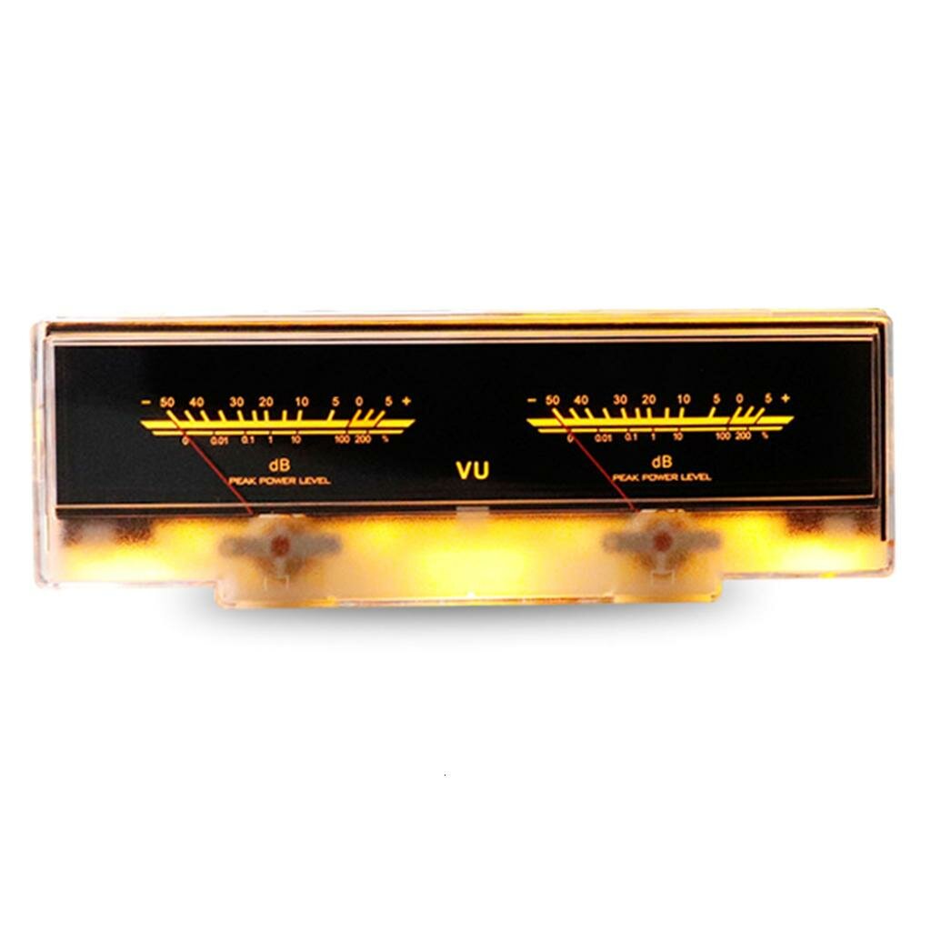 Аудиоразветвитель-переключатель с индикатором уровня сигнала, Желтый