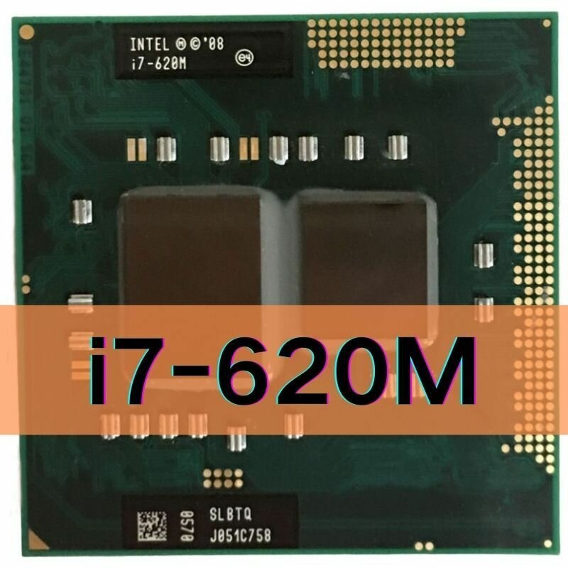 Процессор ноутбука Intel Core i7-620M, SLBTQ
