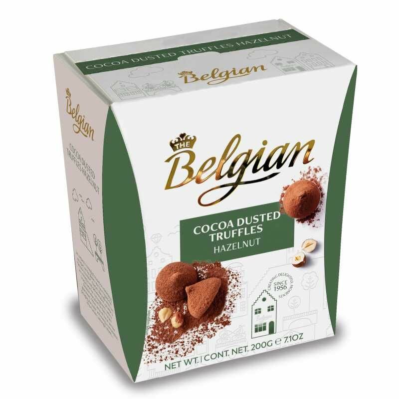 Трюфели BELGIAN Бельгийский трюфель со вкусом фундука /картон/ 200г