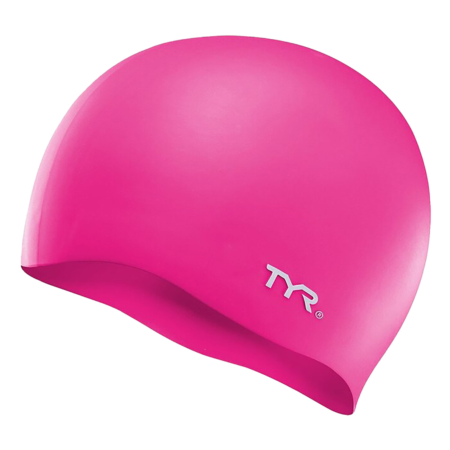 Шапочка для плавания TYR Wrinkle-Free Silicone Cap Розовый