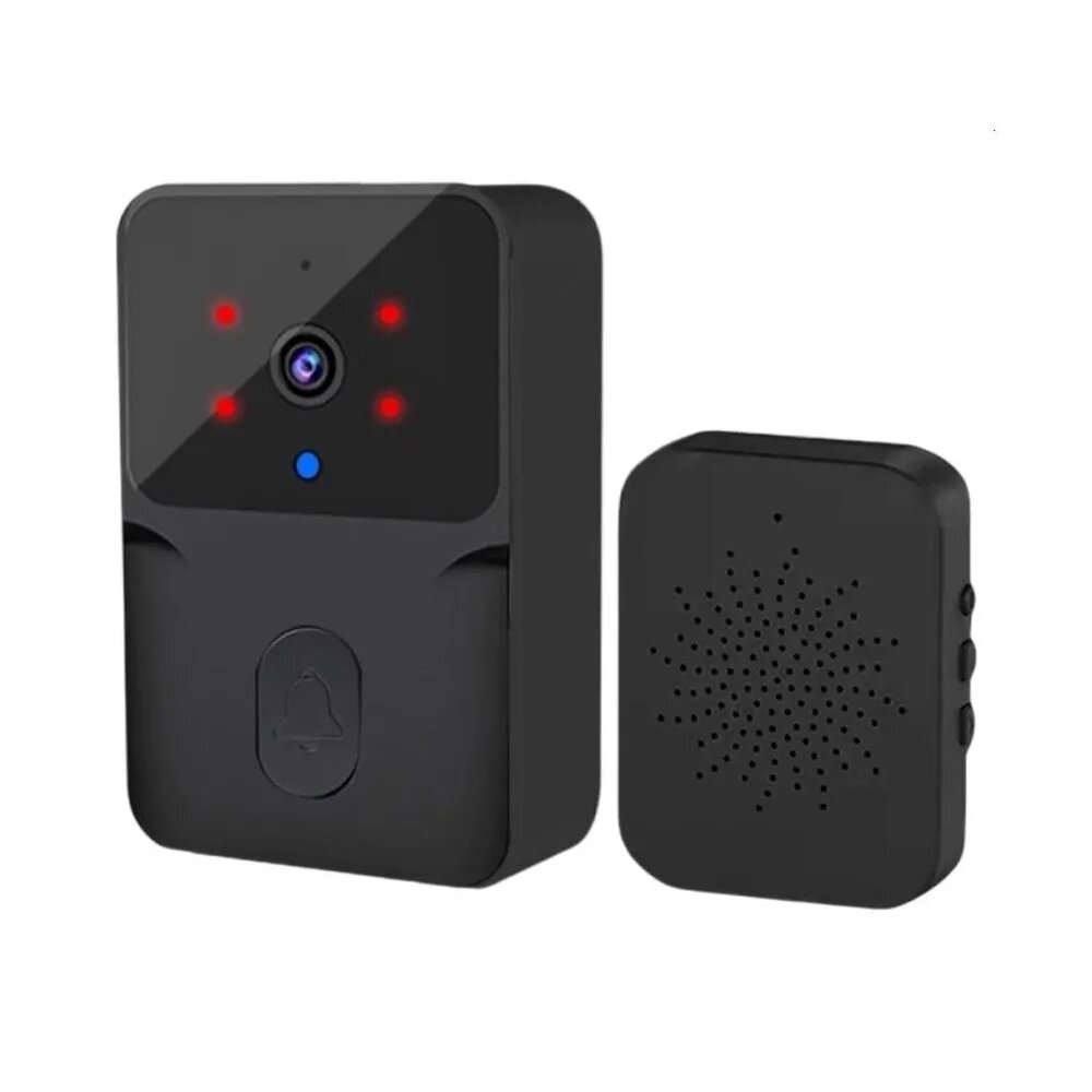 Беспроводной видеозвонок для двери KEMENT Черный, Комплект охранной системы