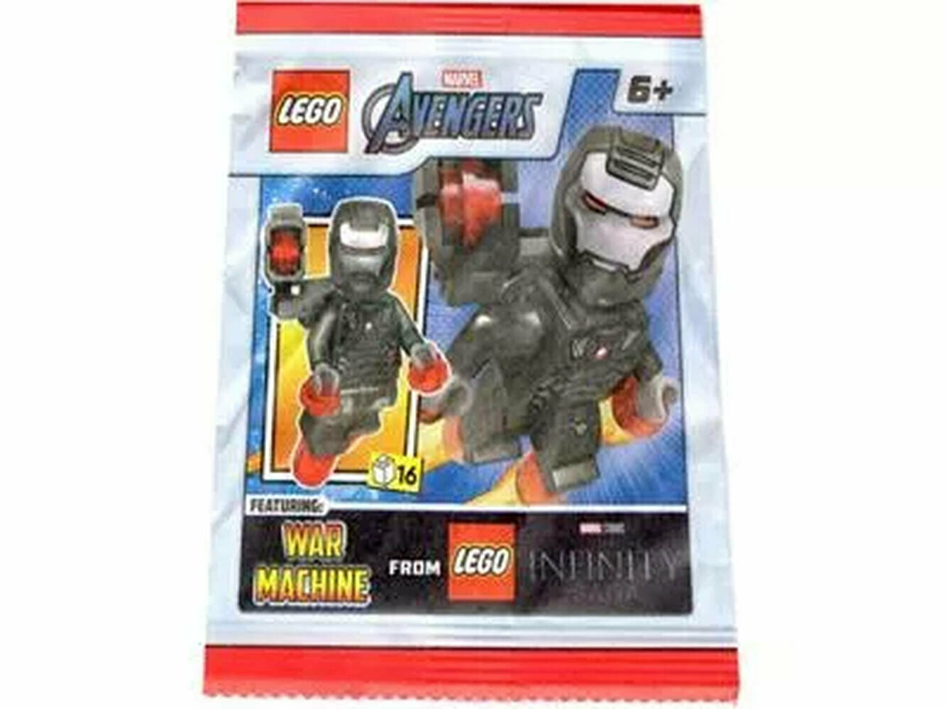 Конструктор LEGO Marvel Super Heroes 242401 War Machine, 16 деталей, от 0 лет, 2024 год