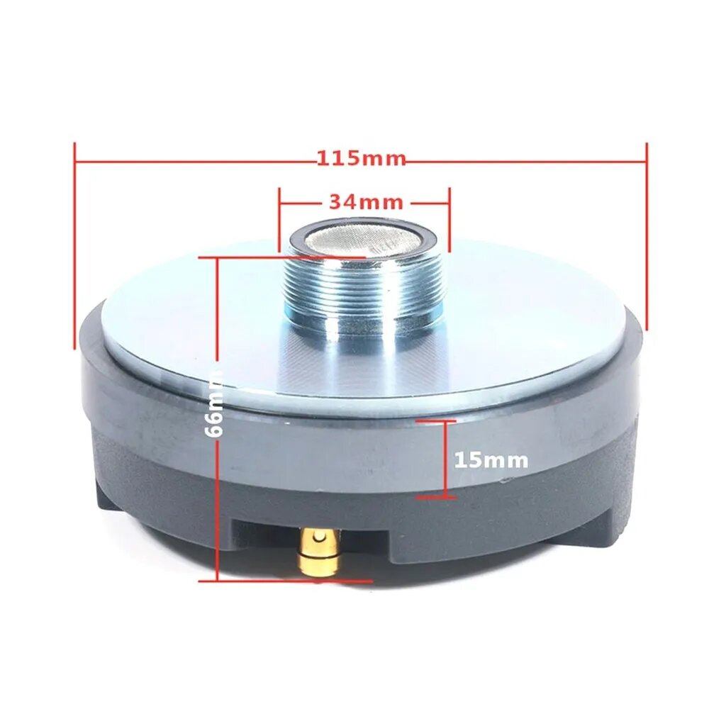 Головка драйвера твитера-44,4 ядра для акустики, сценических KTV-систем, материал металл, размеры 115x66x15 мм