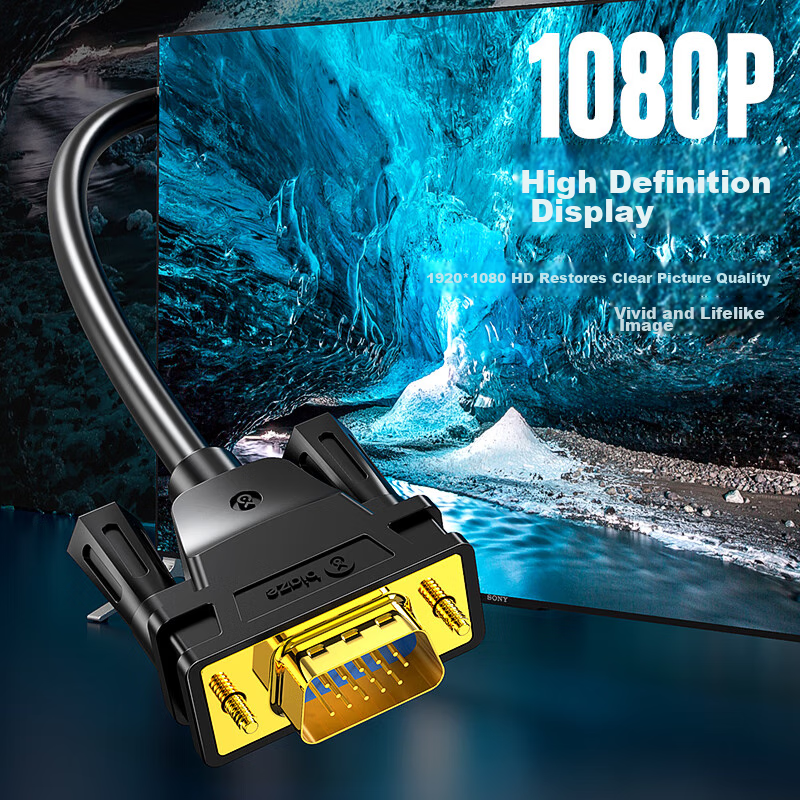 BIAZE кабель DVI к VGA 3 м конвертер DVI-I(24+5) к VGA мужской для монитора проектора подключения к компьютеру