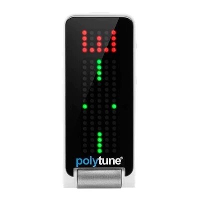 TC PolyTune Clip гитарный и бас-тюнер белый режим Unison одиночные ноты