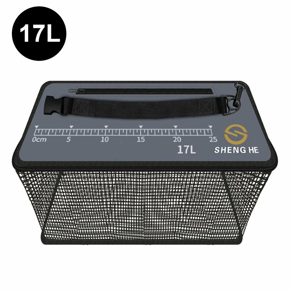 Сетка для хранения рыбы 17 л, с прочной ручкой и веревкой