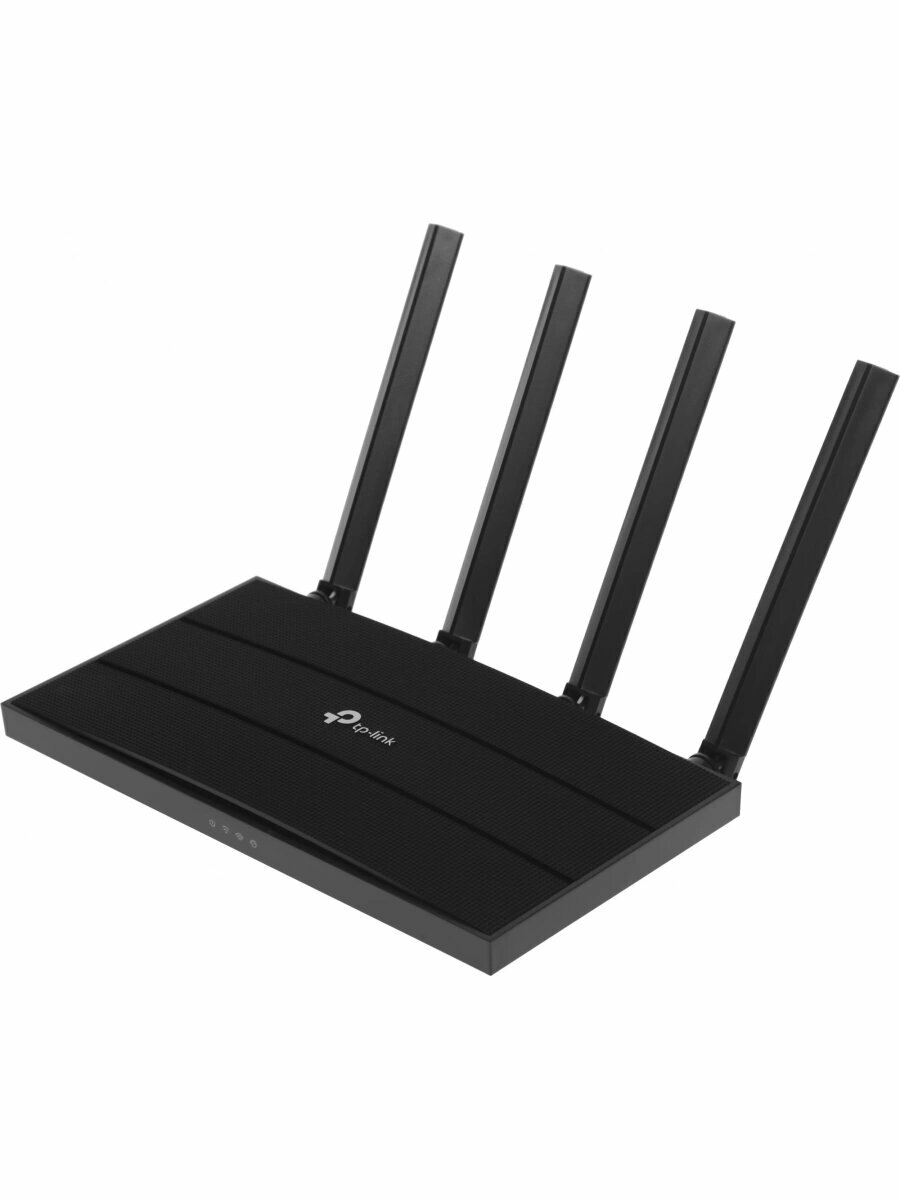 Роутер Wi-Fi TP-LINK Archer, Wi-Fi 6, двухдиапазонный, 2.4/5ГГц, 3 LAN, черный
