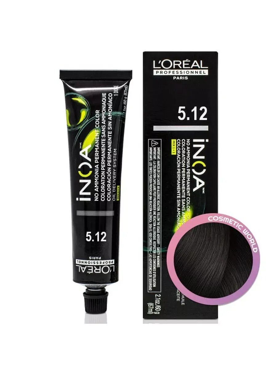 Loreal INOA 5.12 - Краска Иноа 60 мл — фото 1