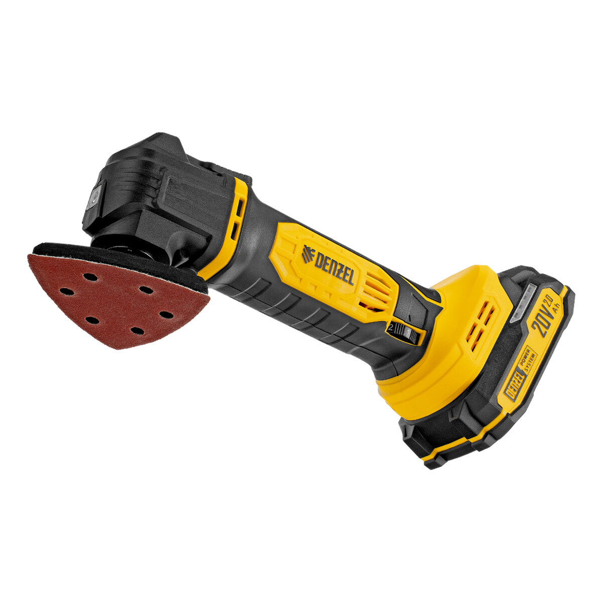 Инструмент многофункциональный аккумуляторный Denzel CMTH-20, Li-Ion, 20 В, арт. 28405