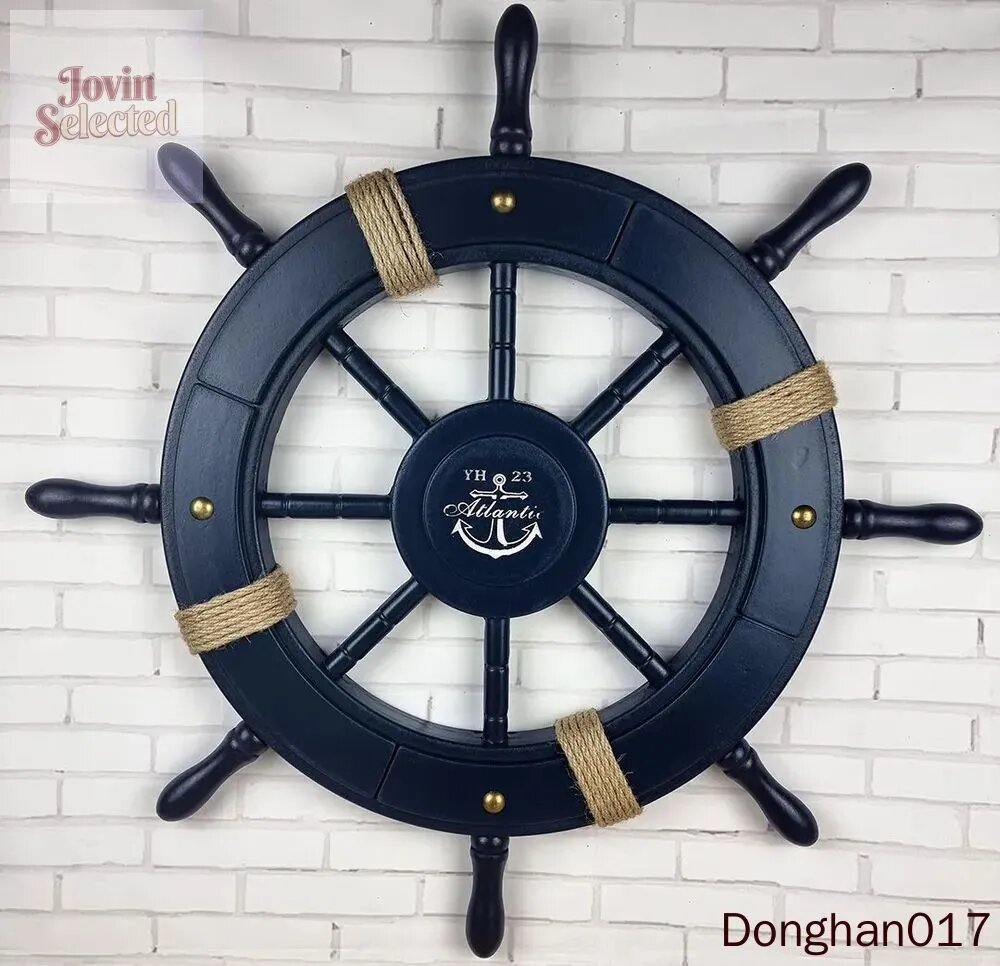 Штурвал декоративный Atlantica DeepBlue 62x62x5 см, дерево