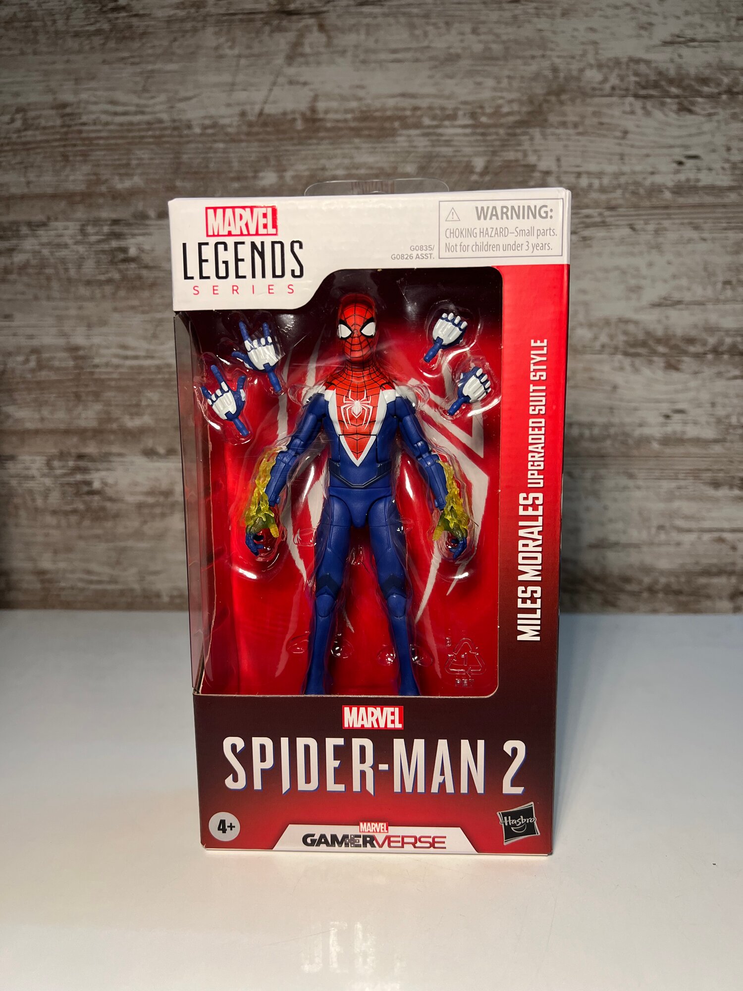 Фигурка Марвел Майлз Моралес, Человек- паук, Spider-Man 2, Miles Morales upgraded suit style, 16 см от Hasbro