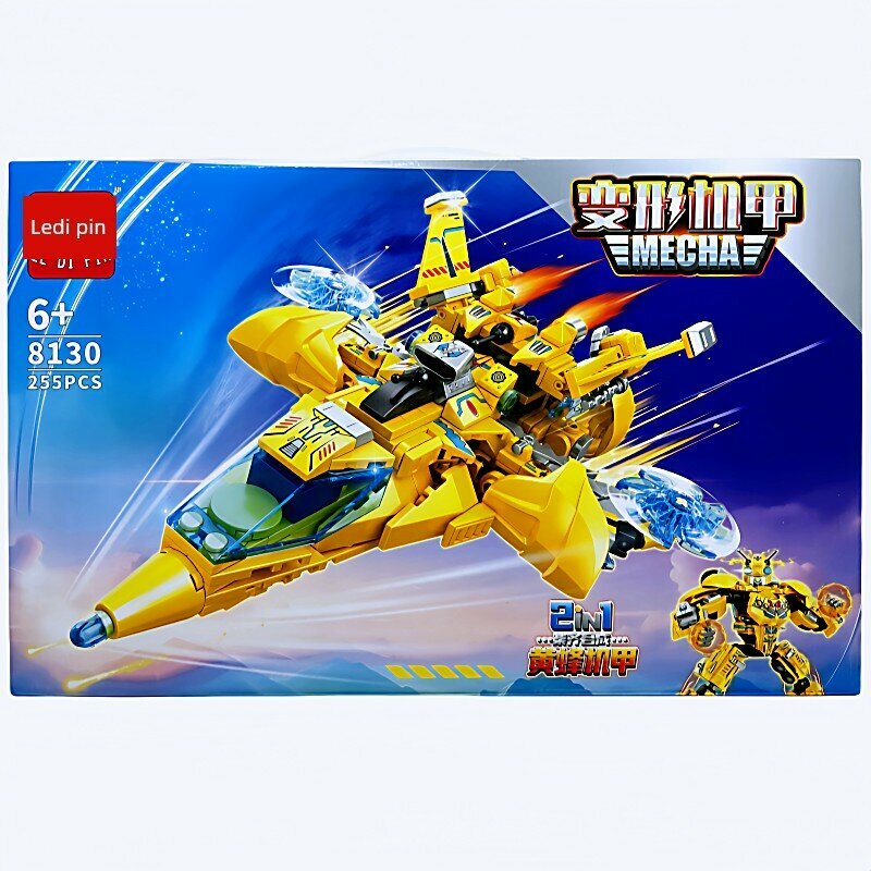 Сборная модель Transformers 8130-3: Фигурка Бамблби самолет-робот для детей