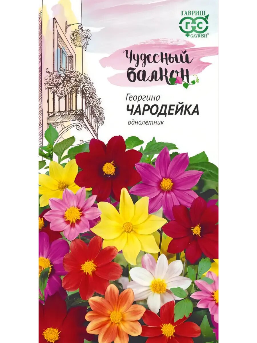 Семена Георгина Чародейка микс