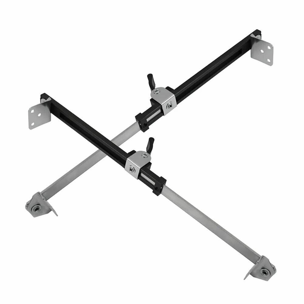 Алюминиевые телескопические оконные ветровые упоры для пластиковых и деревянных окон, комплект 2 шт