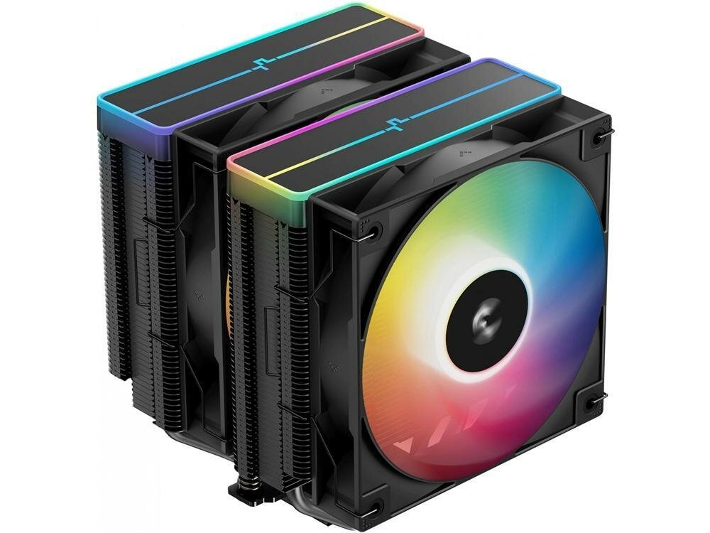 Вентилятор для процессора Deepсool AG620 BK ARGB V2 (Soc 1700/115X/1200/1851/AM5/AM4, 120mm, 1950rpm, 29.4 дБ, 260W, PWM 4-pin, Al+Cu)