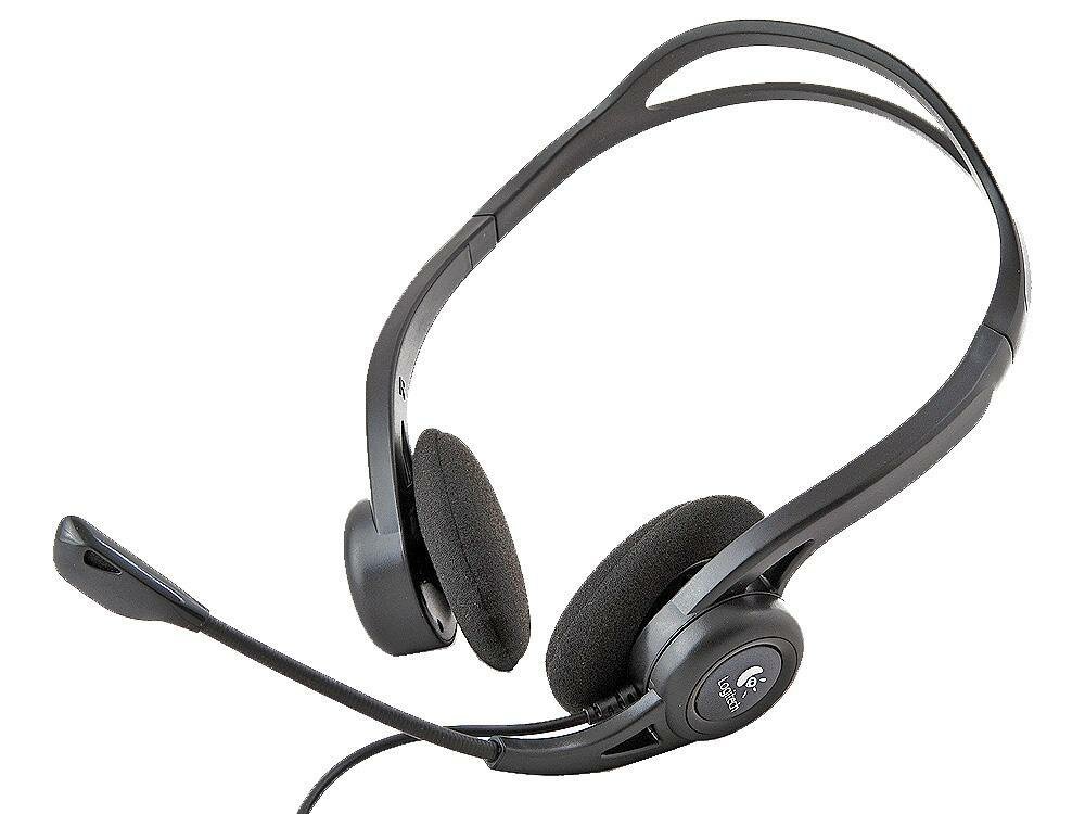 Гарнитура проводная Logitech PC 960, USB, 981-000100