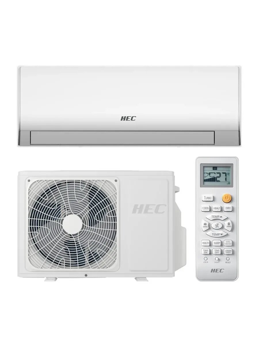 Сплит-система HEC DESIGN On-Of HEC-09HRE03/R3-W, настенная, Wi-Fi