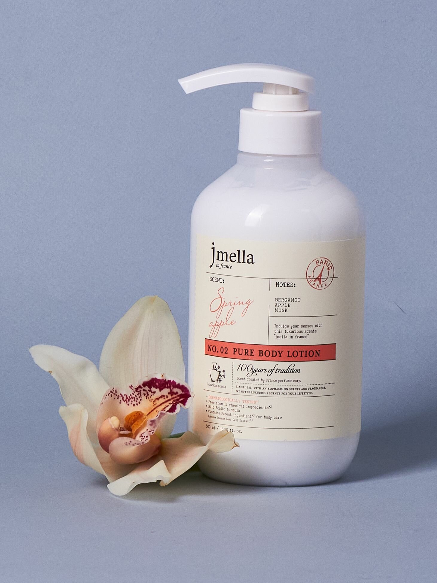 Jmella Лосьон для тела парфюмированный "Весеннее яблоко" 500 мл In France Spring Apple Body Lotion