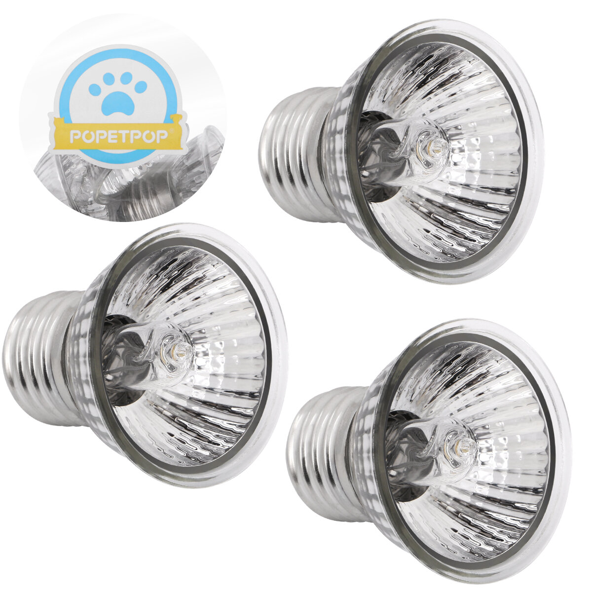 3 Штуки Ламп Ультрафиолетовые, Для Рептилий, Обогревательные, Помогают В Росте