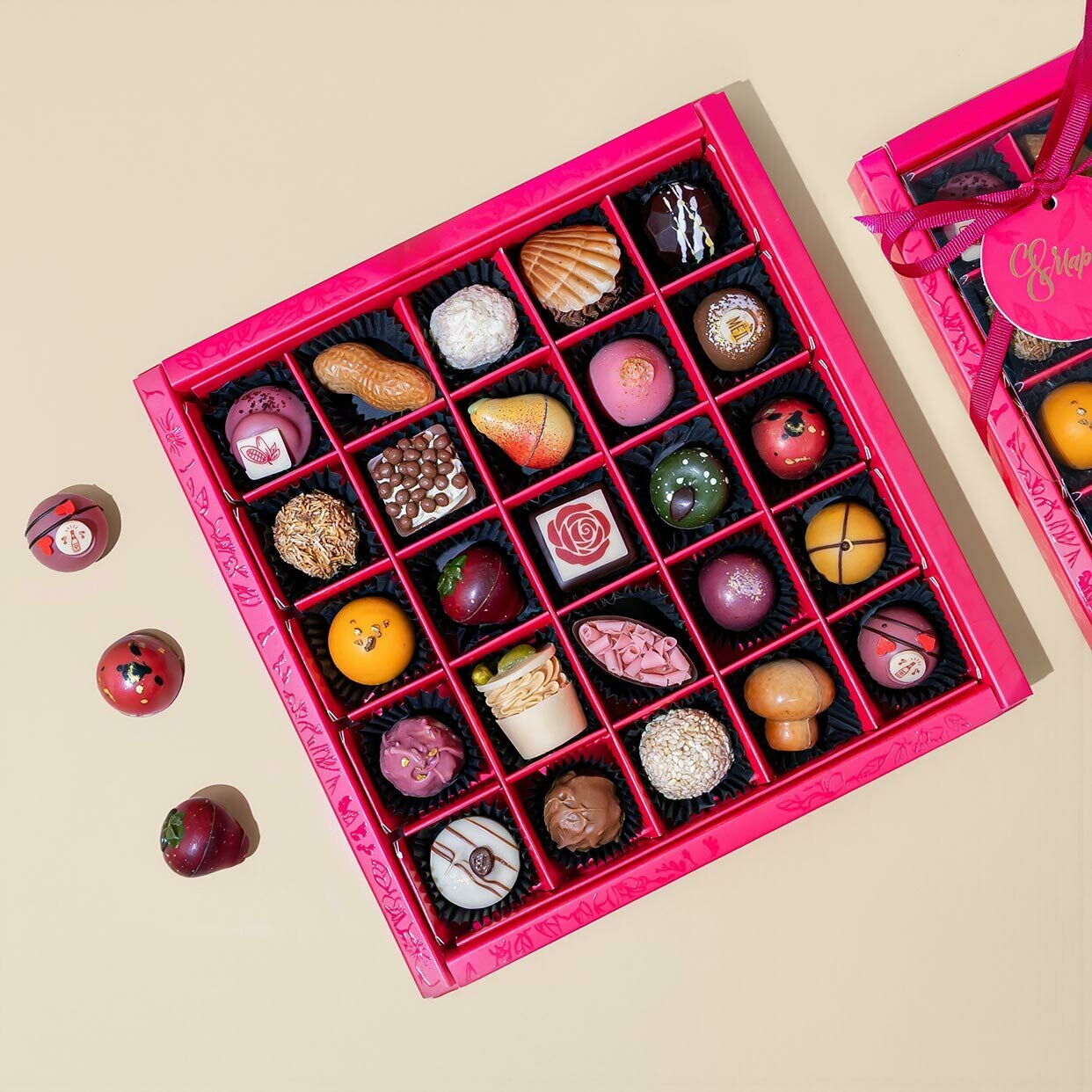 Весенний звон подарочный набор конфет Frenchkiss, подарок, 8 марта. 25 конфет ручной работы