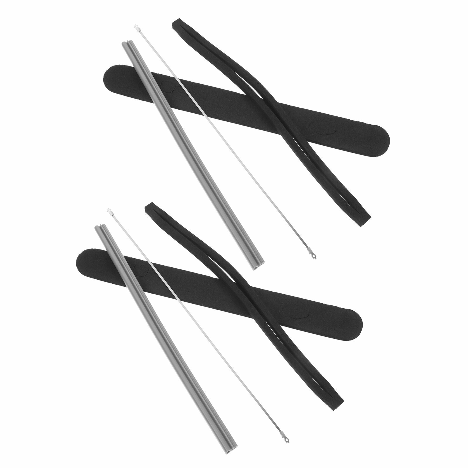 Расходные материалы и принадлежности для вакуумного аппарата: силиконовая лента, верхний и нижний поролоновые наполнители, комплект нагревательных проводов (2 комплекта, один полный вакуумный комплект B2 с железным проводом).