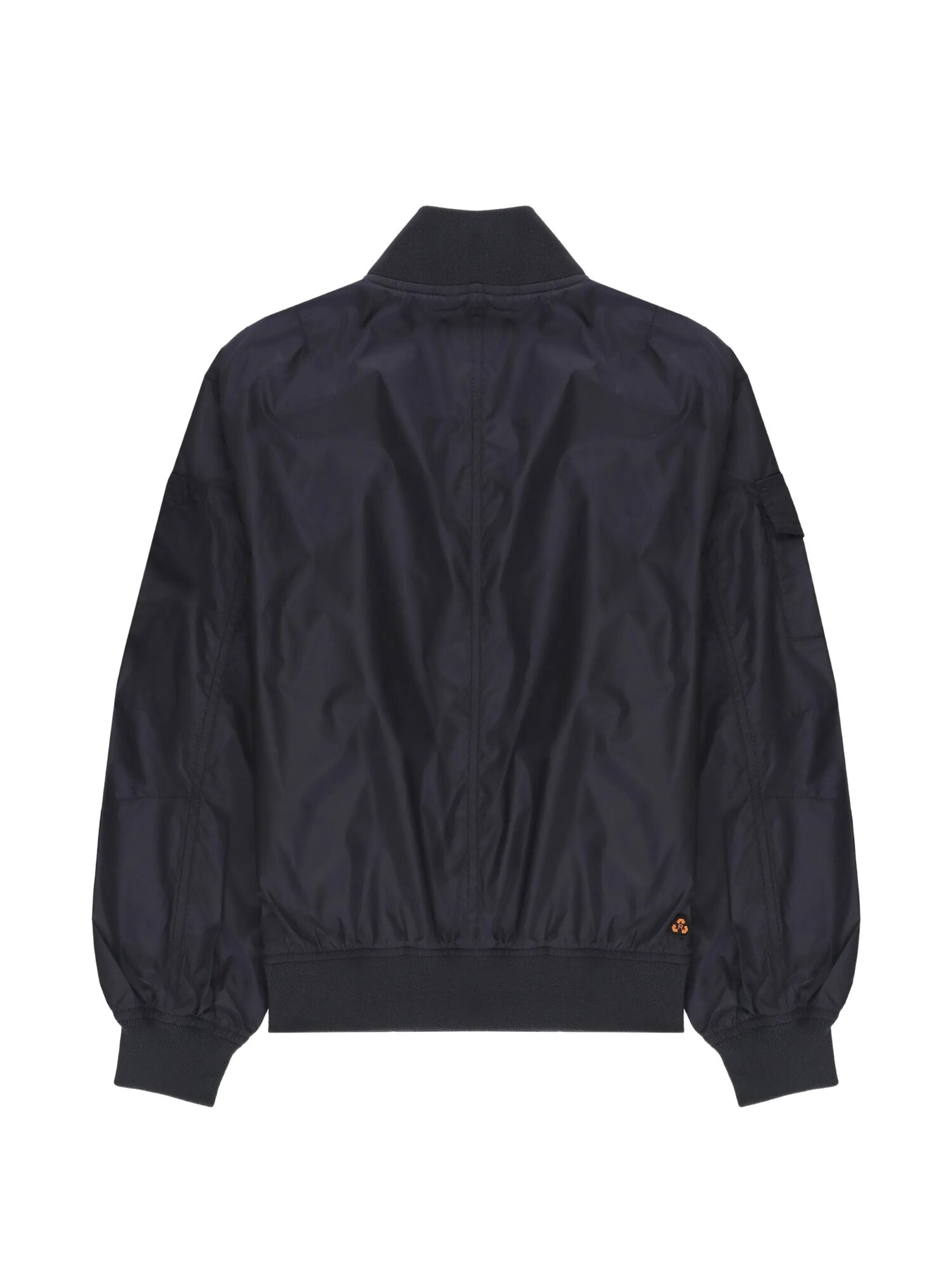 Бомбер Save The Duck Patch-detail bomber jacket, размер 14 лет, черный/серый металик — фото 1