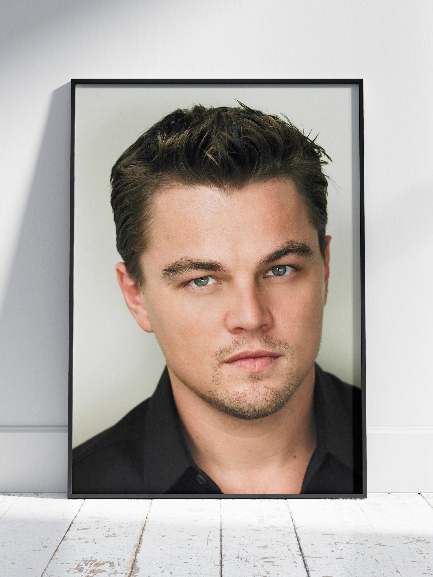 Плакат на стену для интерьера Леонардо Ди Каприо (Leonardo DiCaprio 13) - Постер по актеру фильма, кино, сериала формата A4 (21x30 см)