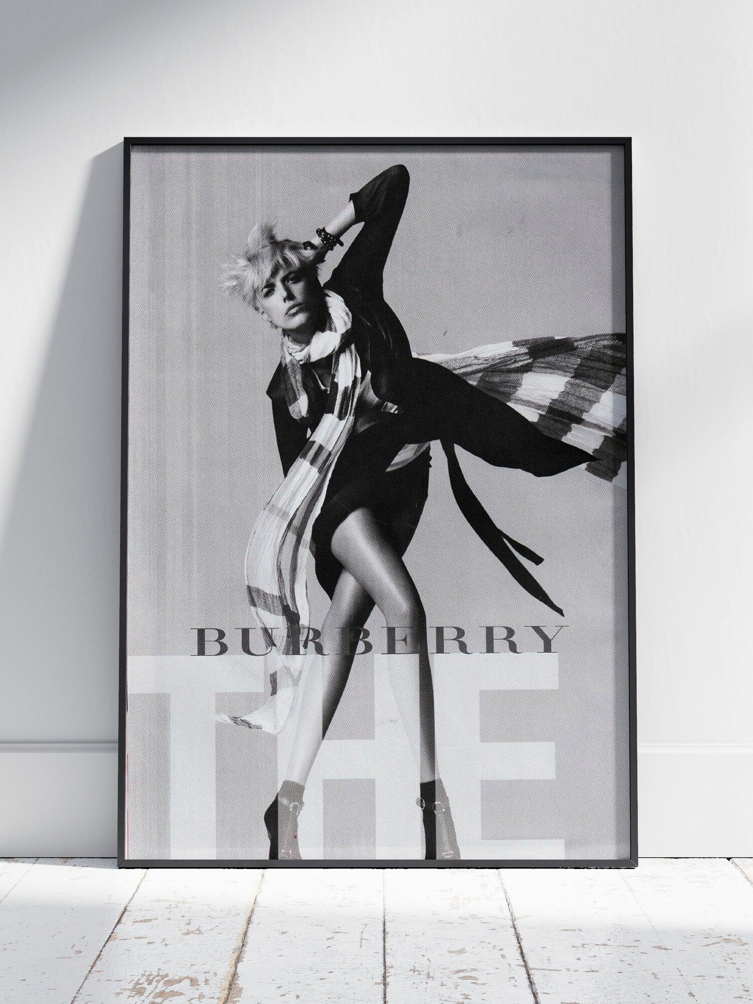 Плакат на стену для интерьера Барбери (Burberry 10) - Постер по модели, бренду и моде формата A4 (21x30 см)