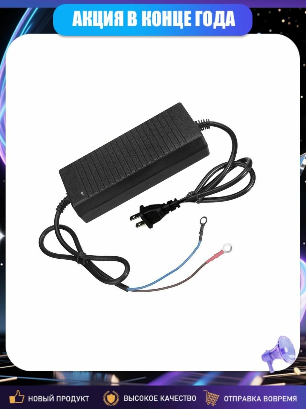 Двойной преобразователь напряжения 220В в 12В/24В, 12V - Правила США