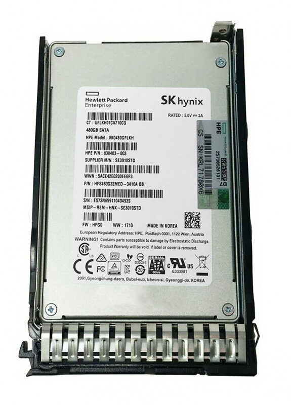 Жесткий диск HP VK0480GFLKH 480Gb SATAIII 2,5" SSD