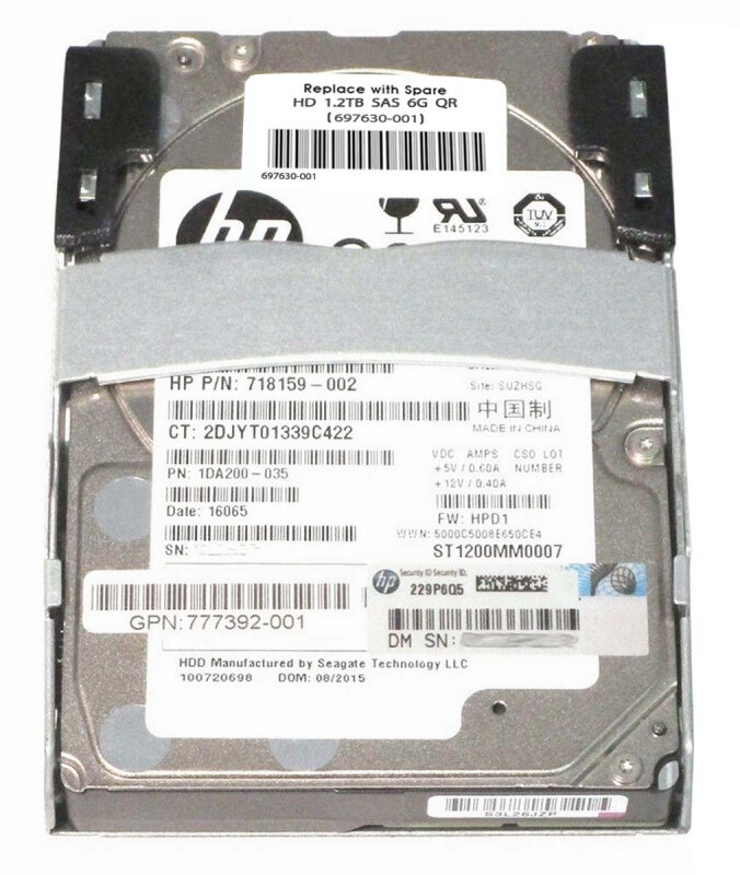 Жесткий диск HP 697572-B21 1,2Tb 10000 SAS 2,5" HDD