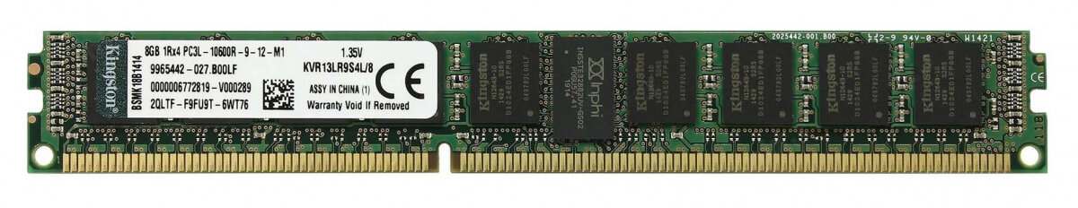 Оперативная память Kingston KVR13LR9S4L/8 DDRIII 8GB