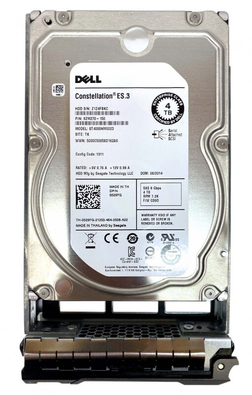 Жесткий диск Dell 9ZM270-150 4Tb SAS 3,5" HDD