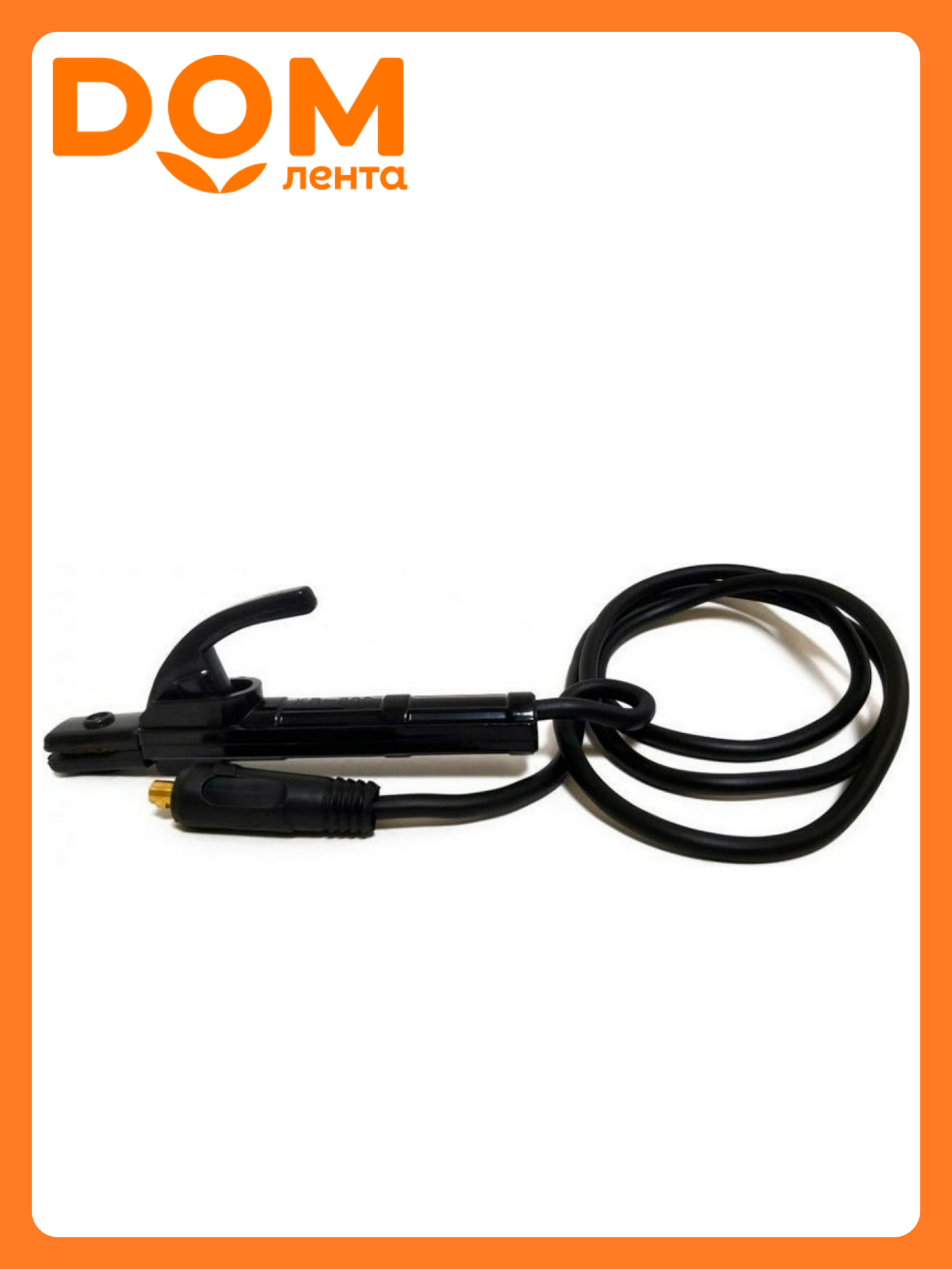 Кабель сварочный Ресанта 71/6/12, с электрододержателем, сечение 36мм2, длина 5м