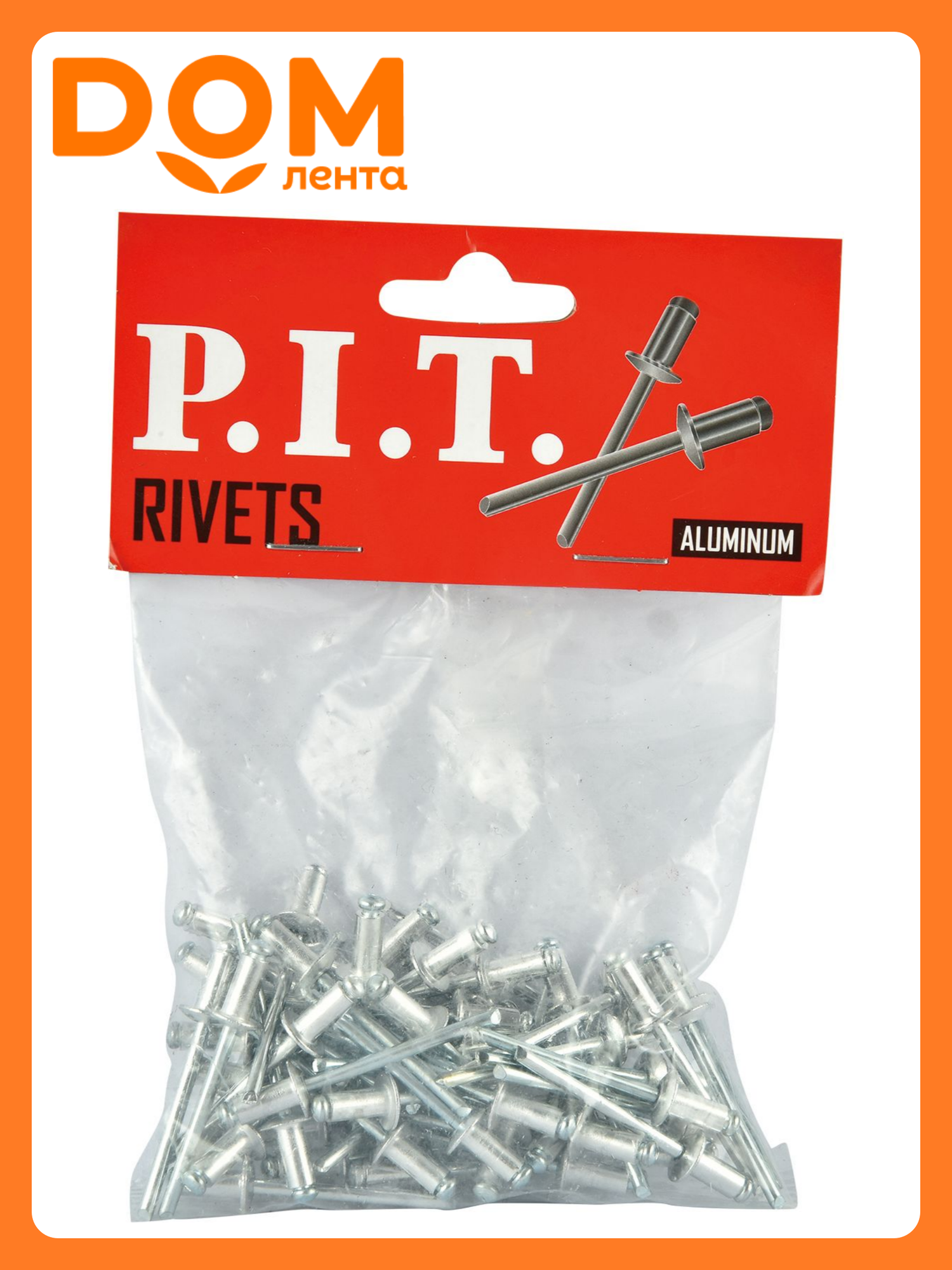 Заклепки алюминиевые P.I.T. 3.2x6 мм 50 шт HHDR03-0632