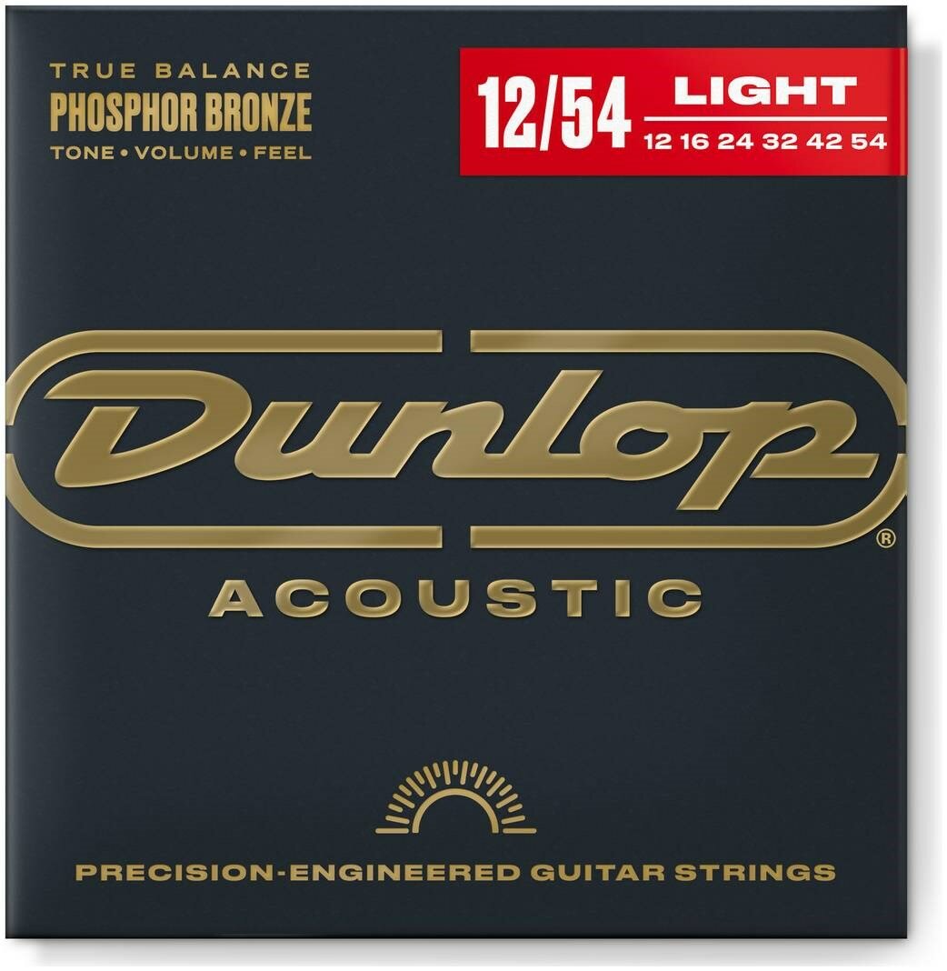 DUNLOP AG-PHB 12/54-6/SET - комплект струн для ак гитары, фосф-бронза 12-54