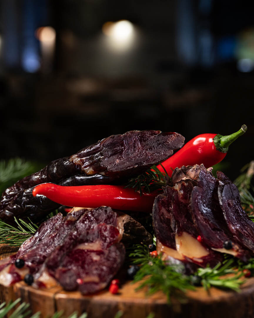 Казы с чесноком 100г, Гастроном "Экспедиция", чистый продукт, сделано вручную