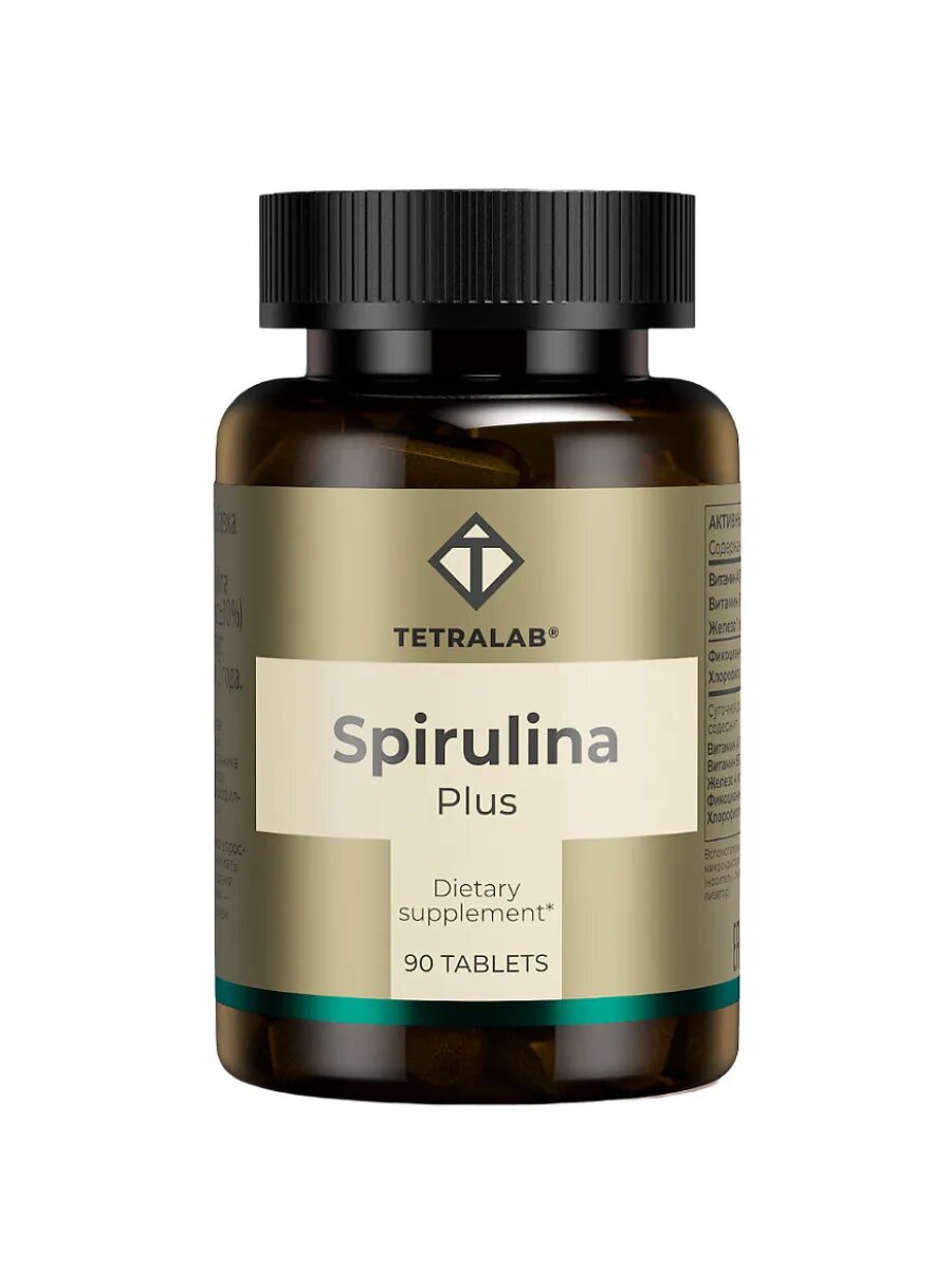 Tetralab Спирулина Плюс / Spirulina Plus таблетки массой 100
