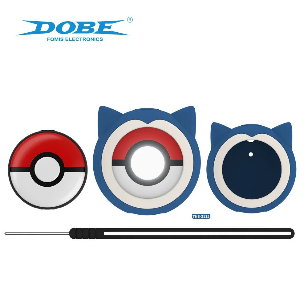 DOBE Чехол из силикона с Кубоном для Nintendo Switch - защитный чехол для Pokémon GO Plus