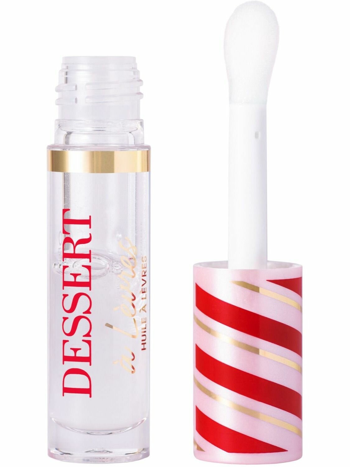 Vivienne Sabo Масло для губ тон 04 прозрачный Dessert a levres легкий объем и влажный эффект текстура густого сиропа питает и разглаживает кожу губ 3 мл.