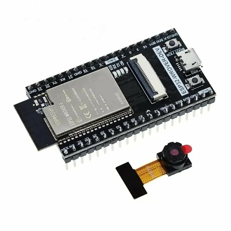 J4Steadfast-Макетная Плата ESP32 CAM ESP32-WROVER-DEV Модуль CH340C Wi-Fi С Камерой OV2640 ESP32-CAM ESP32-WROVER, Прочный Сварной Шов
