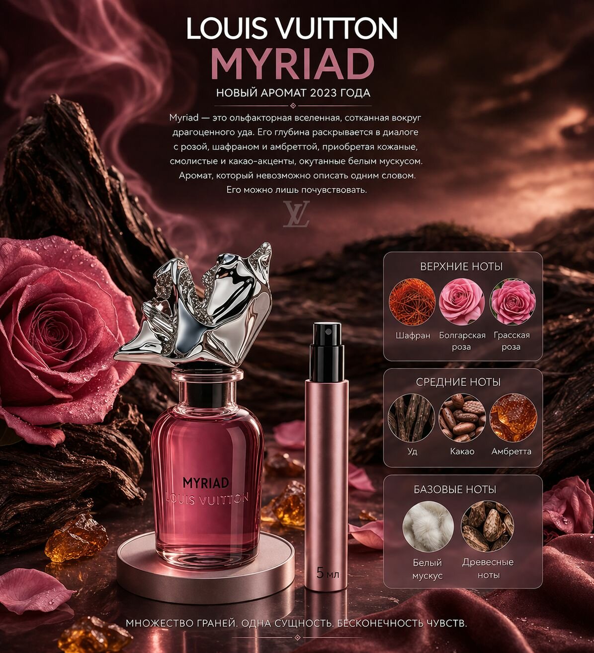 Louis Vuitton Myriad Парфюмерная вода унисекс 5 ml