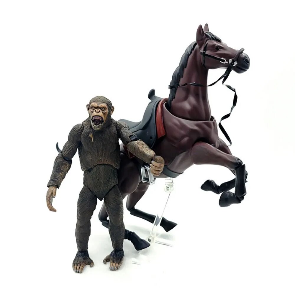 NECA 1/12 Цезарь и Коба 7 дюймовая Подвижная Фигурка из Восстания Планеты Обезьян